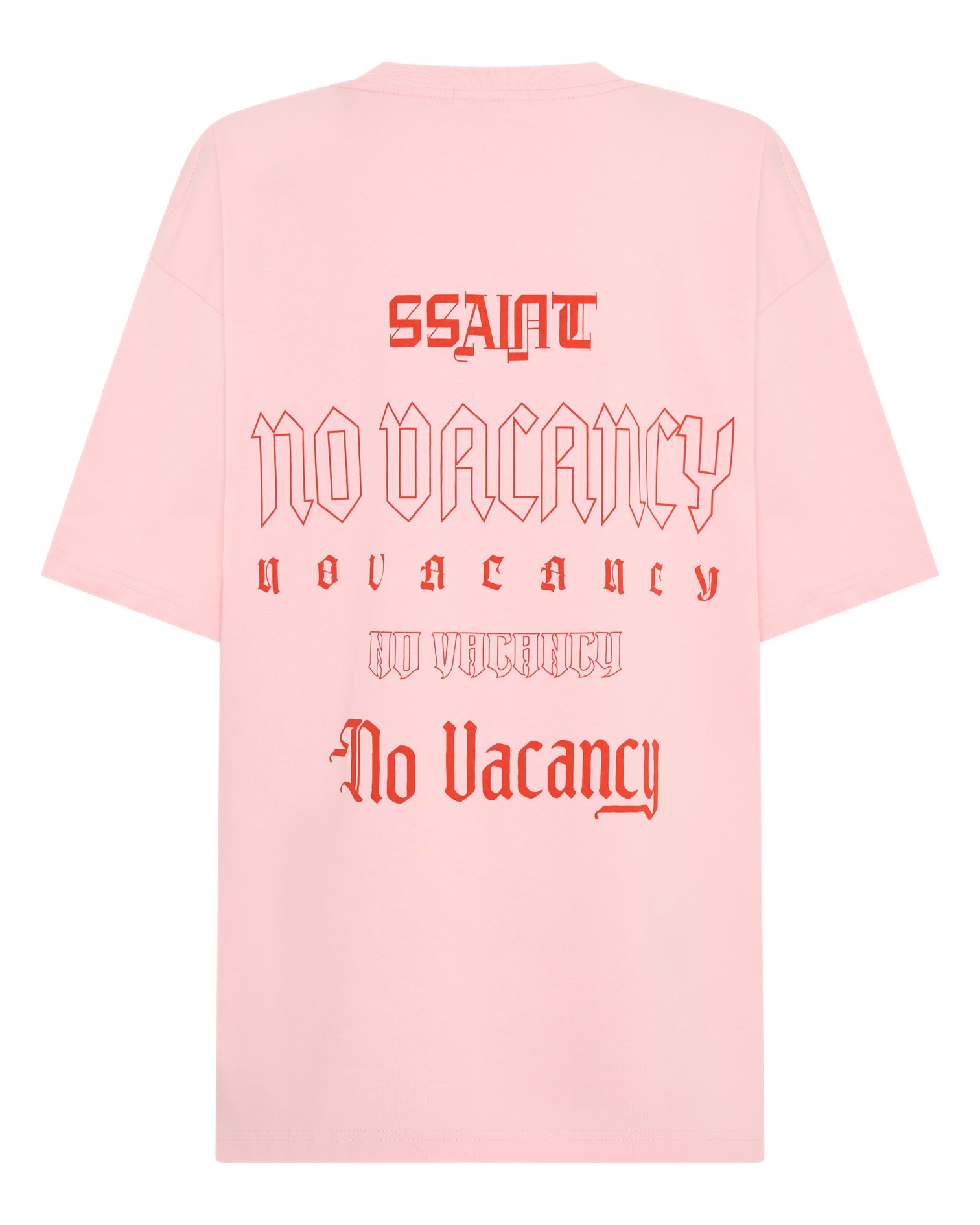 NO VACANCY TEE - PINK – SŚAINT AU